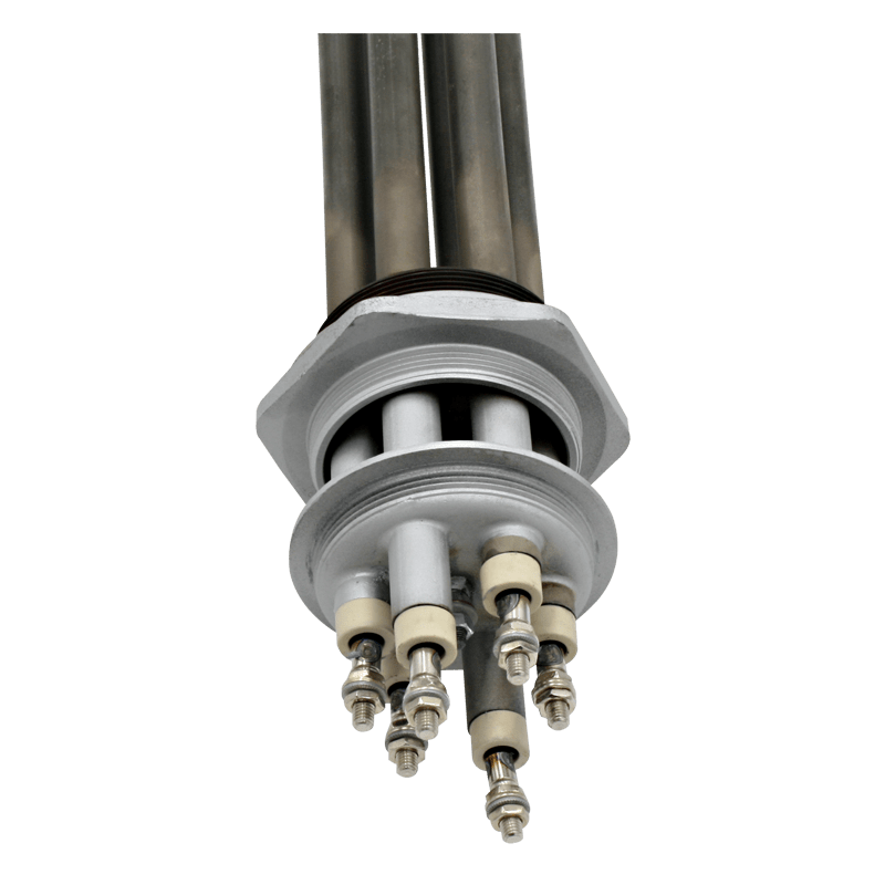 Screw plug immersion heater M77 x 200 with offset - 12000 W / 230-400 V ...