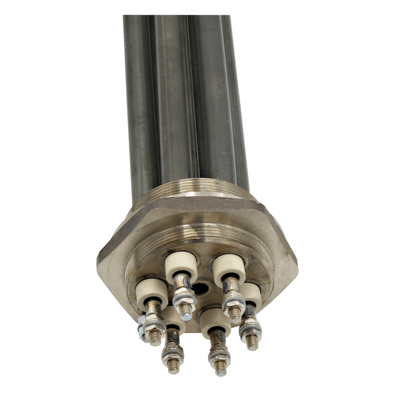 Screw plug immersion heater M77 x 200 - 12000 W / 230-400 V - 4W/cm2 ...