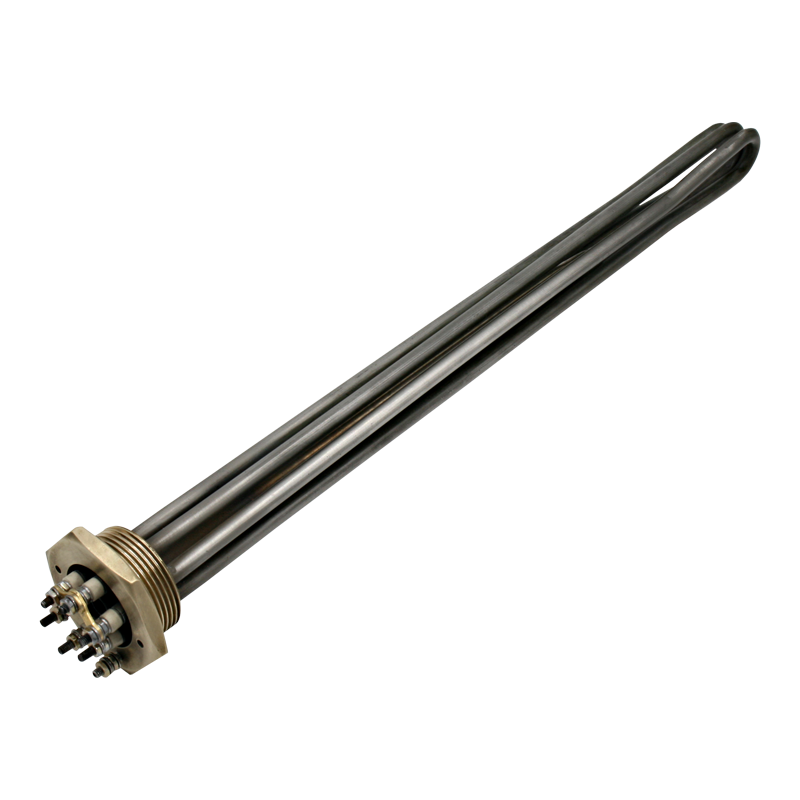 Screw plug immersion heater M45 x 200 - 6000 W / 400 V 3P - 11W/cm2 ...