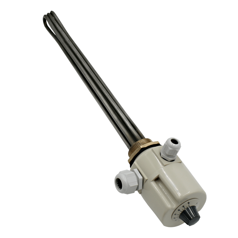 Screw plug immersion heater M45 x 200 - 6000 W / 400 V 3P - 11W/cm2 ...