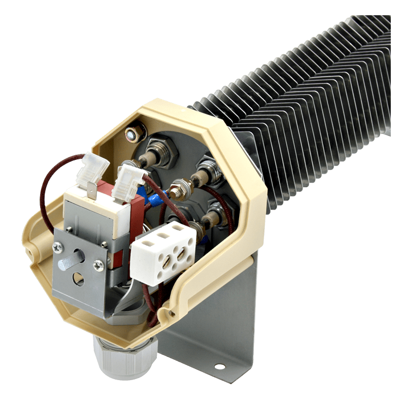 Thermostatically controlled cabinet heater with 2 fins - 3000W / 230V ...