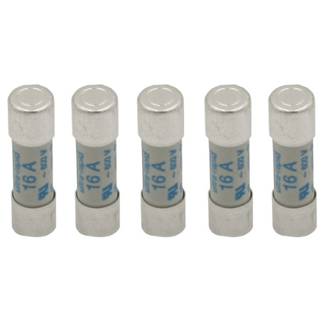 Set of 5 x 16A high-speed fuses for power units | VULCANIC