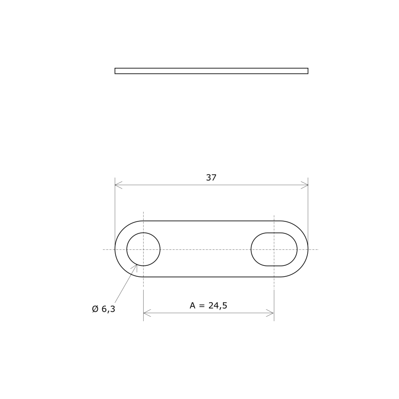 Set of 50 flat connection clips for immersion heaters | VULCANIC