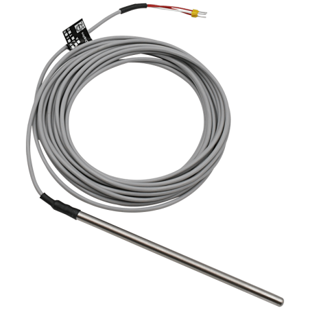 Rigid Pt100 probe Ø 5 mm with PVC cable - L 50 mm | VULCANIC