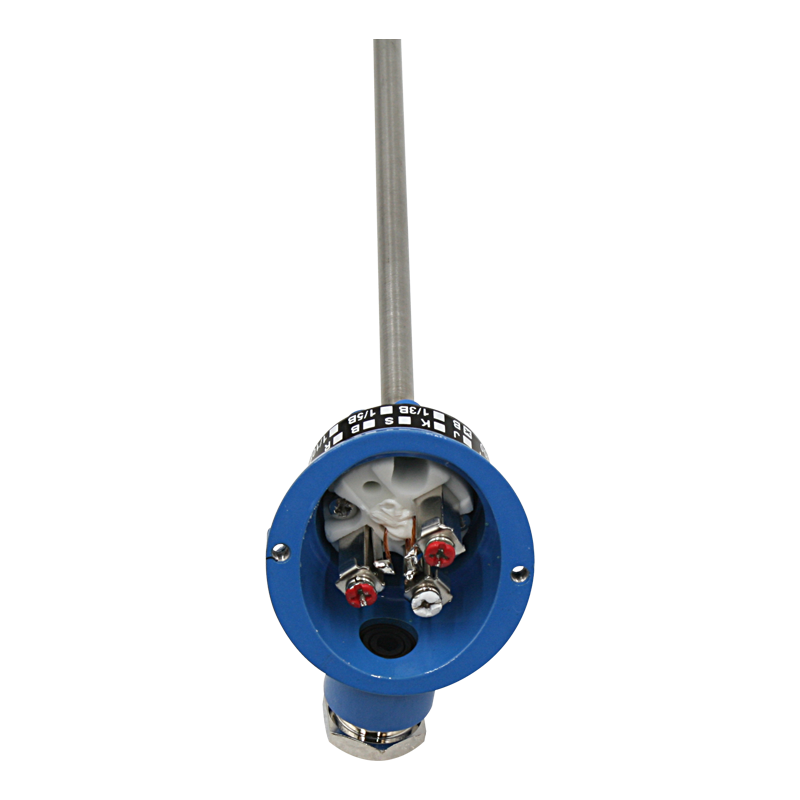 Flexible Pt100 probe Ø 4,5 mm with IP54 head - L 100 mm | VULCANIC