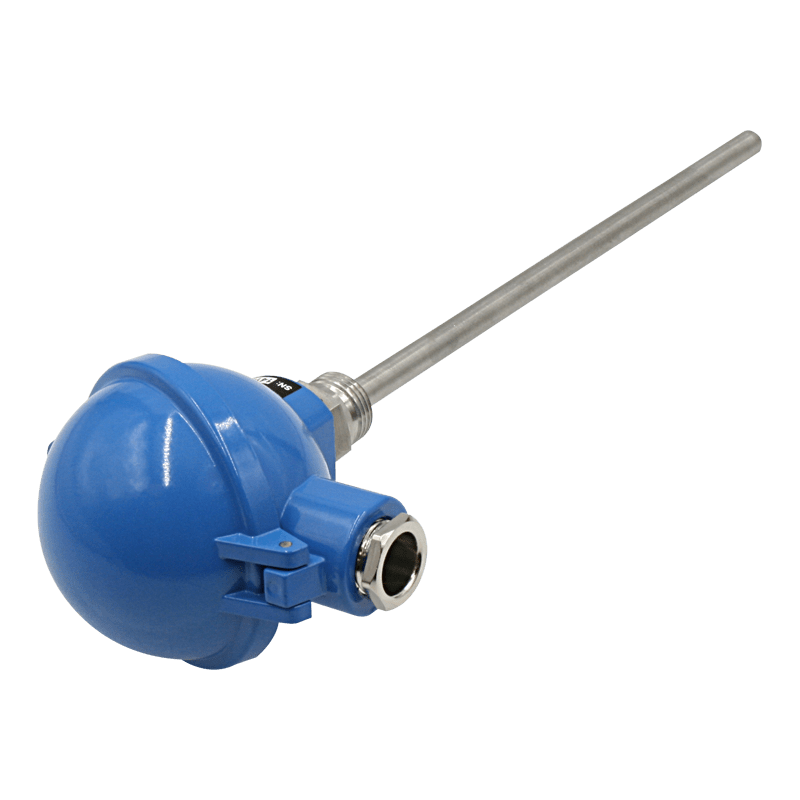 Sonde Pt100 à élément interchangeable avec boitier et raccord 3/8 ...