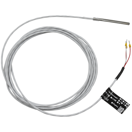 Pt100 probe for surface temperature measurement with flat tip and 3000 ...