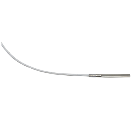 Pt100 probe for surface temperature measurement with flat tip and 3000 ...