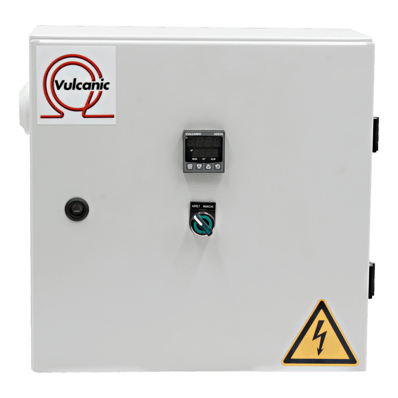 Coffret de régulation PID par thermocouple J - 5 kW maxi/230 V mono ...