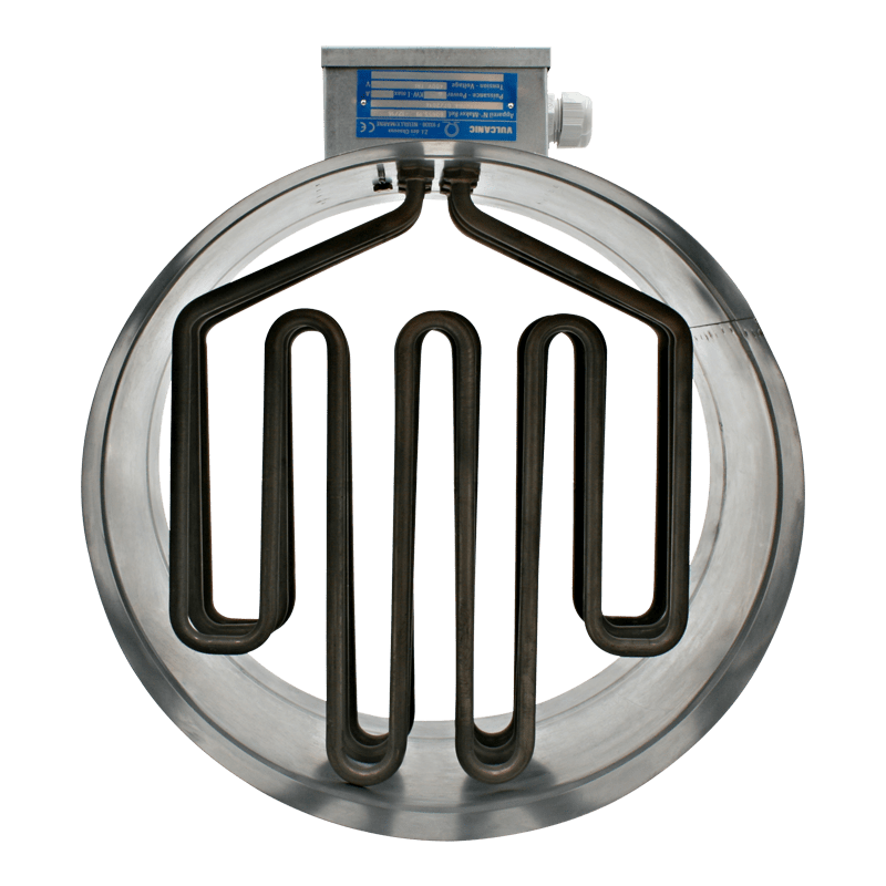 Air heater for circular duct Ø 355 - 2,5kW / 230V 1P | VULCANIC